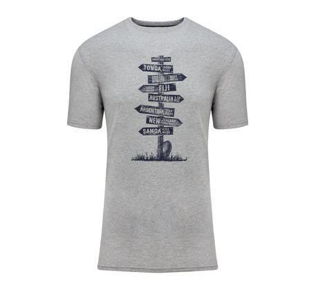 Raging Bull Sign Post Print T-Shirt